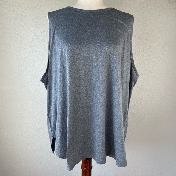 Ideology | Tops | Nwt Ideology Gray Muscle Tshirt Size 4x | Poshmark